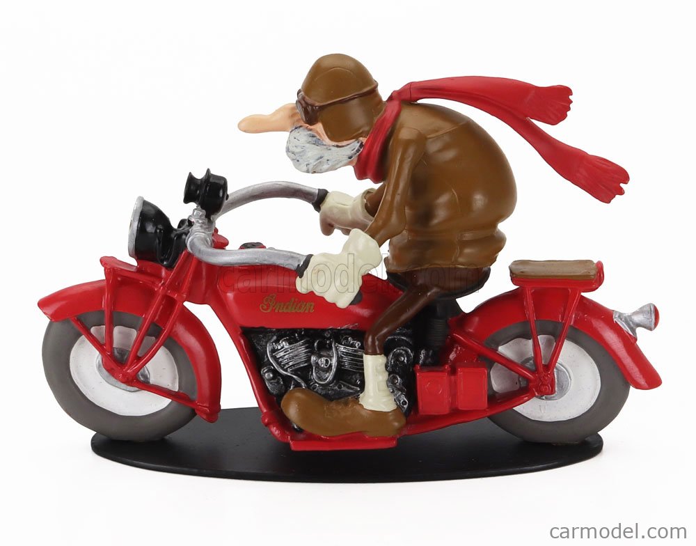 EDICOLA AIGBT015 Scale 1/18 | INDIAN 600 SV ALPHONSE VELU - MOTORCYCLE RED