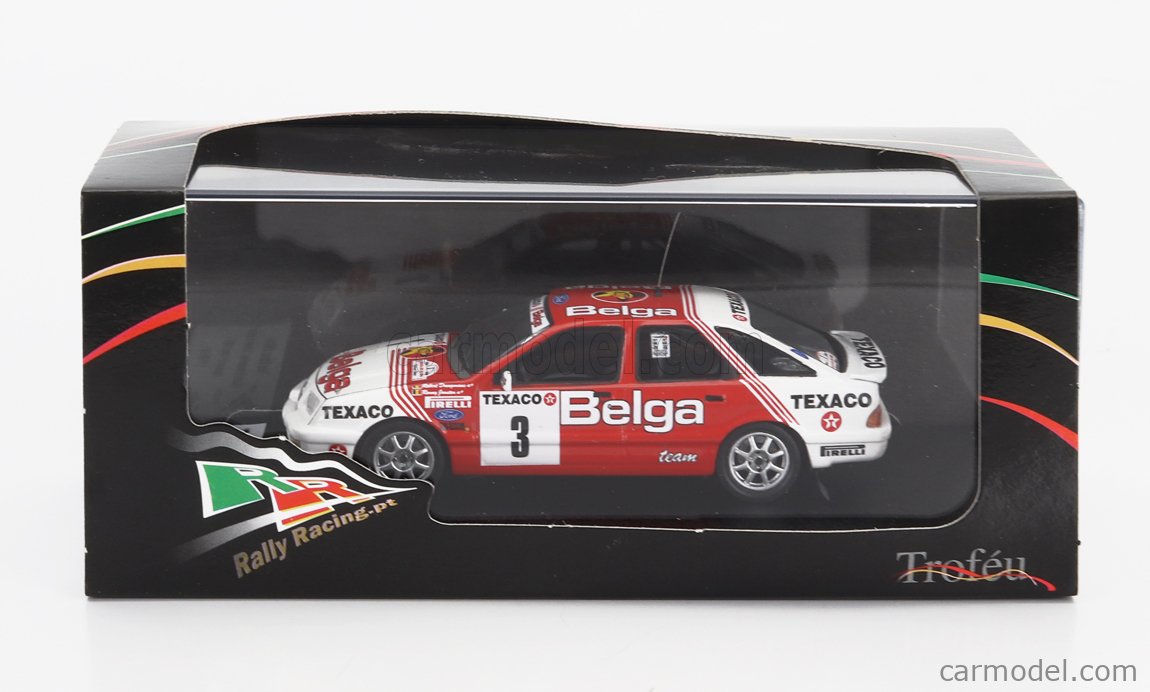 TROFEU TRRBE056 Scale 1/43 | FORD ENGLAND SIERRA XR 4x4 TEAM BELGA N 3 ...