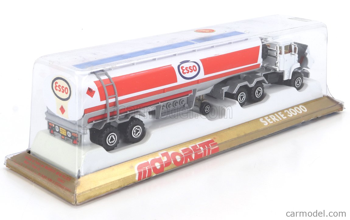 MAJORETTE 3040 Scale 1/50 | SCANIA TANKER TRUCK - ESSO WHITE RED