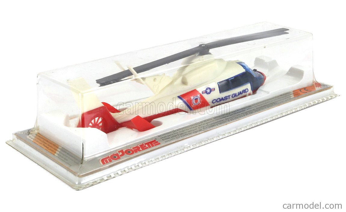 MAJORETTE 371 Scale 1/87 | HELICOPTER COAST GUARD - POLICE WHITE RED