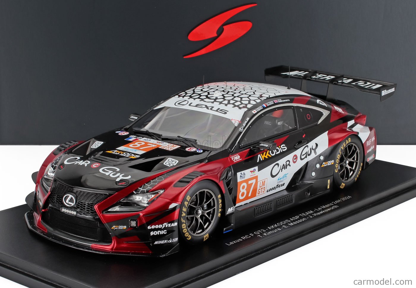 SPARK-MODEL 18S449 Echelle 1/18 | LEXUS RC F GT3 5.0L V8 TEAM AKKODIS ...