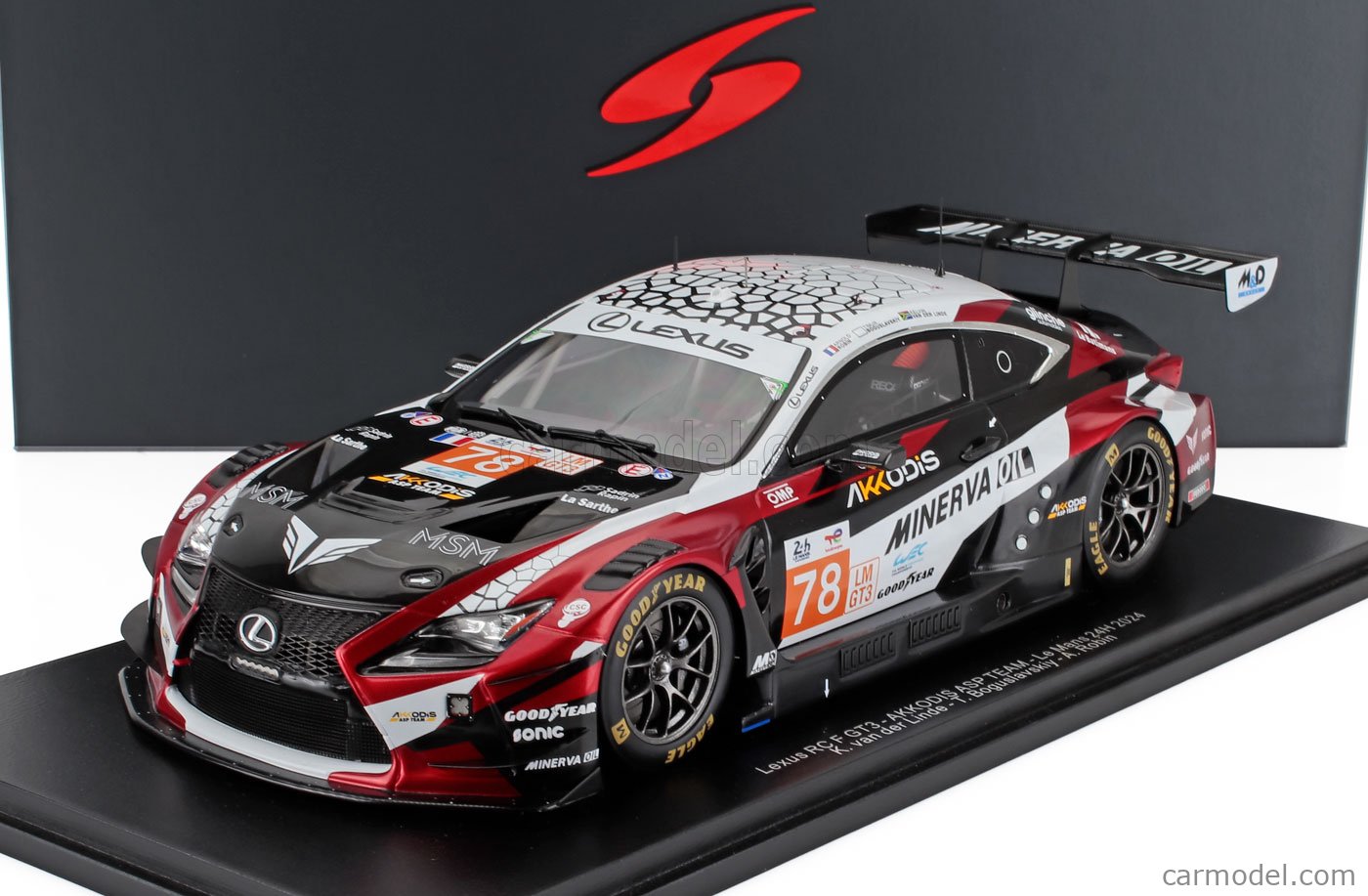 SPARK-MODEL 18S448 Echelle 1/18 | LEXUS RC F GT3 5.0L V8 TEAM AKKODIS ...