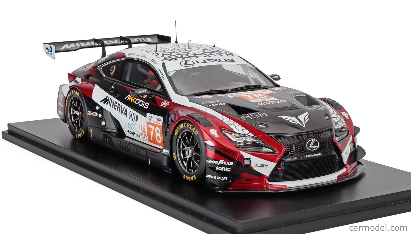 SPARK-MODEL 18S448 Echelle 1/18 | LEXUS RC F GT3 5.0L V8 TEAM AKKODIS ...