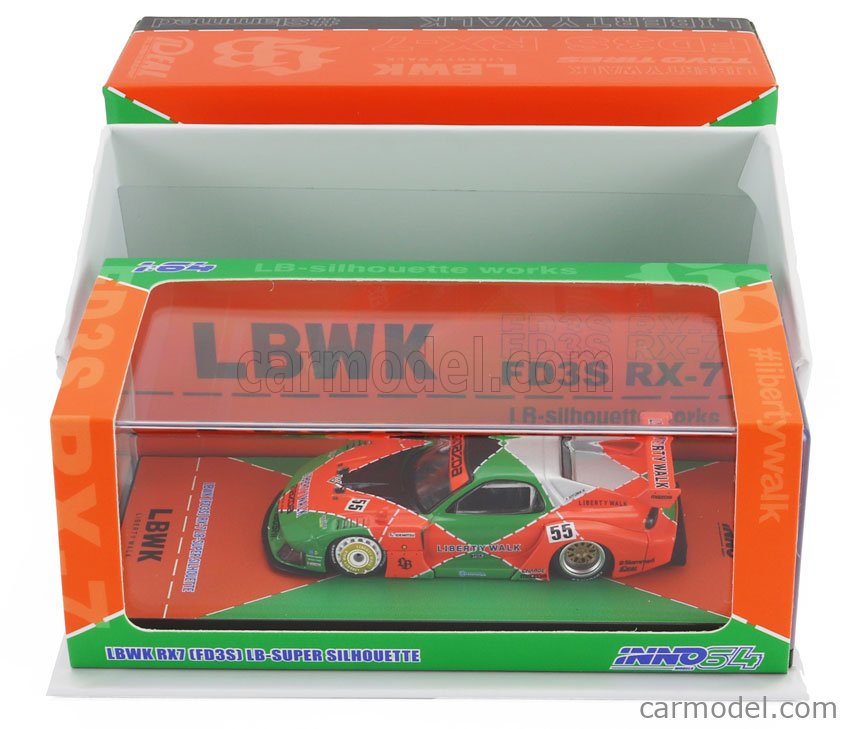 INNO-MODELS IN64-LBWK-RX7-04 Scale 1/64 | MAZDA RX-7 (FD3S) LB WORKS ...