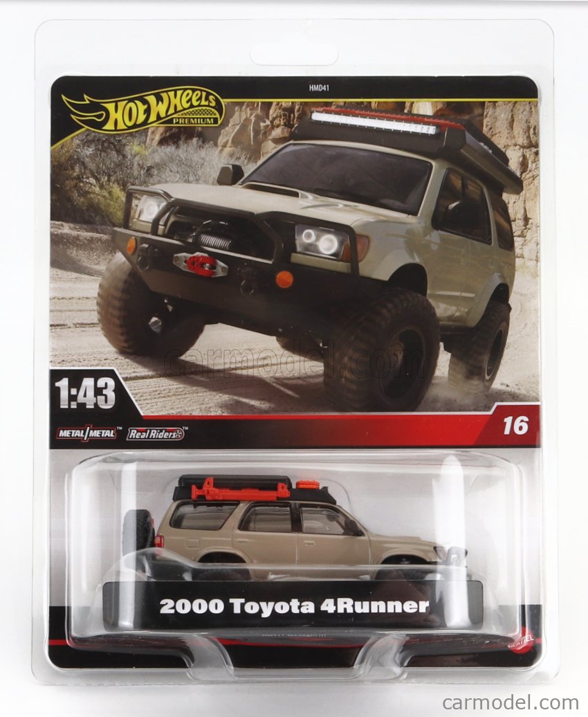 MATTEL HOT WHEELS HMD41-979F-HWT11 Scale 1/43 | TOYOTA 4RUNNER 2000 SAND
