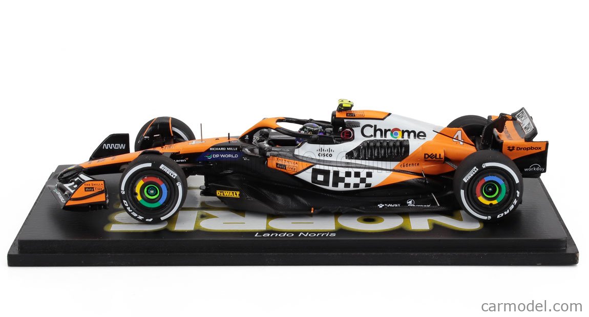SPARK-MODEL S9561 Scale 1/43 | McLAREN F1 MCL38 TEAM MCLAREN N 4 WINNER ...