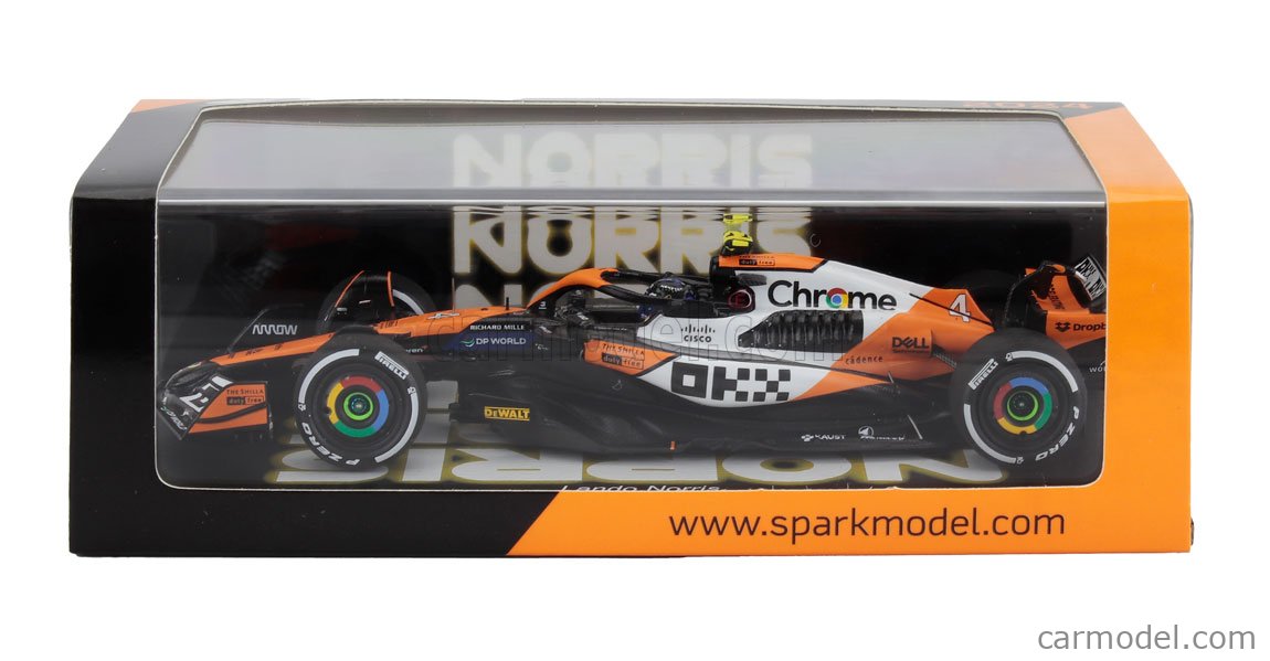 SPARK-MODEL S9561 Scale 1/43 | McLAREN F1 MCL38 TEAM MCLAREN N 4 WINNER ...