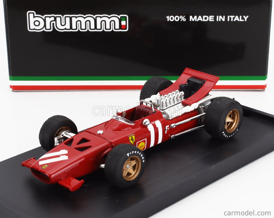 BRUMM R303-UPD-2024 Scale 1/43 | FERRARI F1 312 N 11 MONACO GP 1969 ...