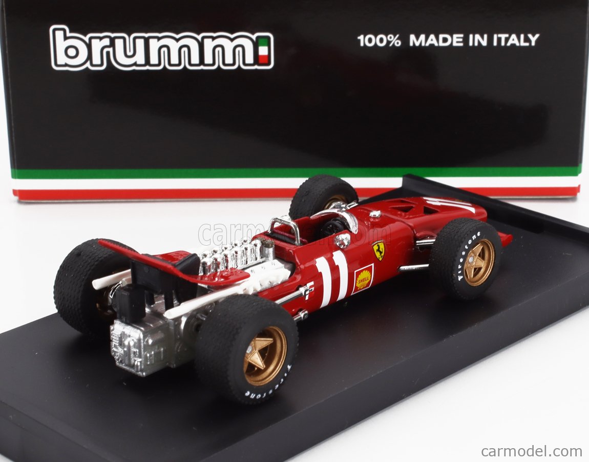 BRUMM R303-UPD-2024 Escala 1/43 | FERRARI F1 312 N 11 MONACO GP 1969 ...