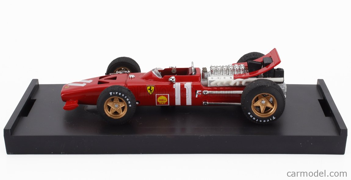 BRUMM R303-UPD-2024 Scale 1/43 | FERRARI F1 312 N 11 MONACO GP 1969 ...