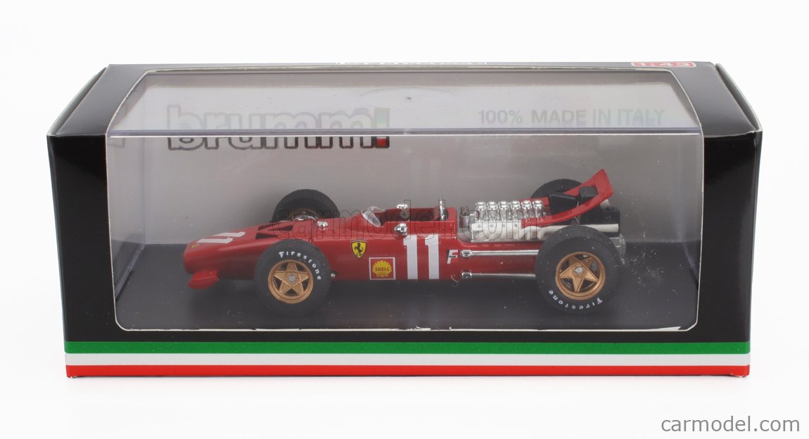BRUMM R303-UPD-2024 Scale 1/43 | FERRARI F1 312 N 11 MONACO GP 1969 ...