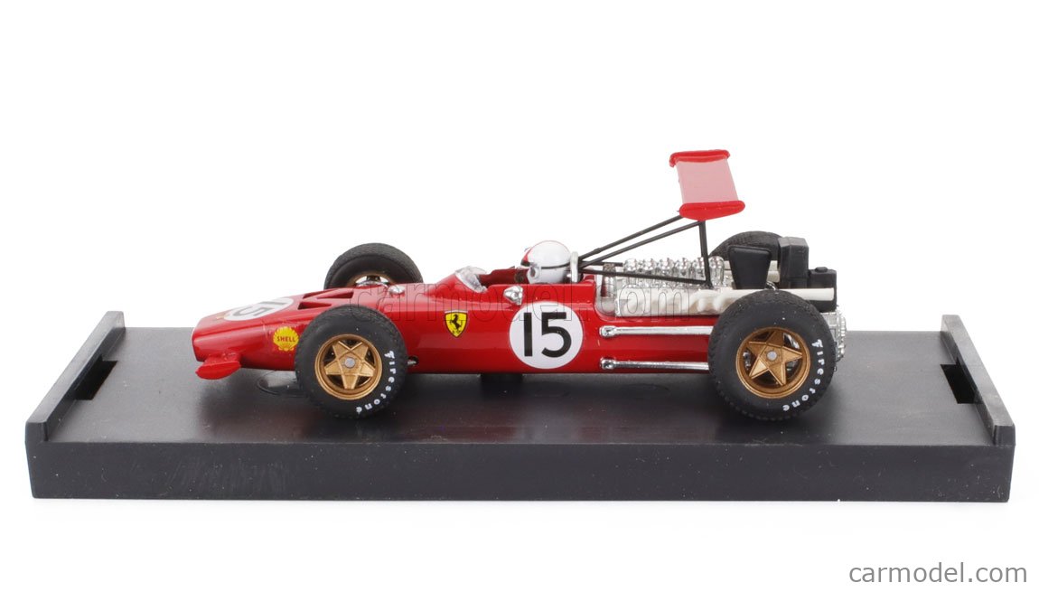 BRUMM R301-CH-UPD-2024 Scale 1/43 | FERRARI F1 312 N 15 SPAIN GP 1969 ...