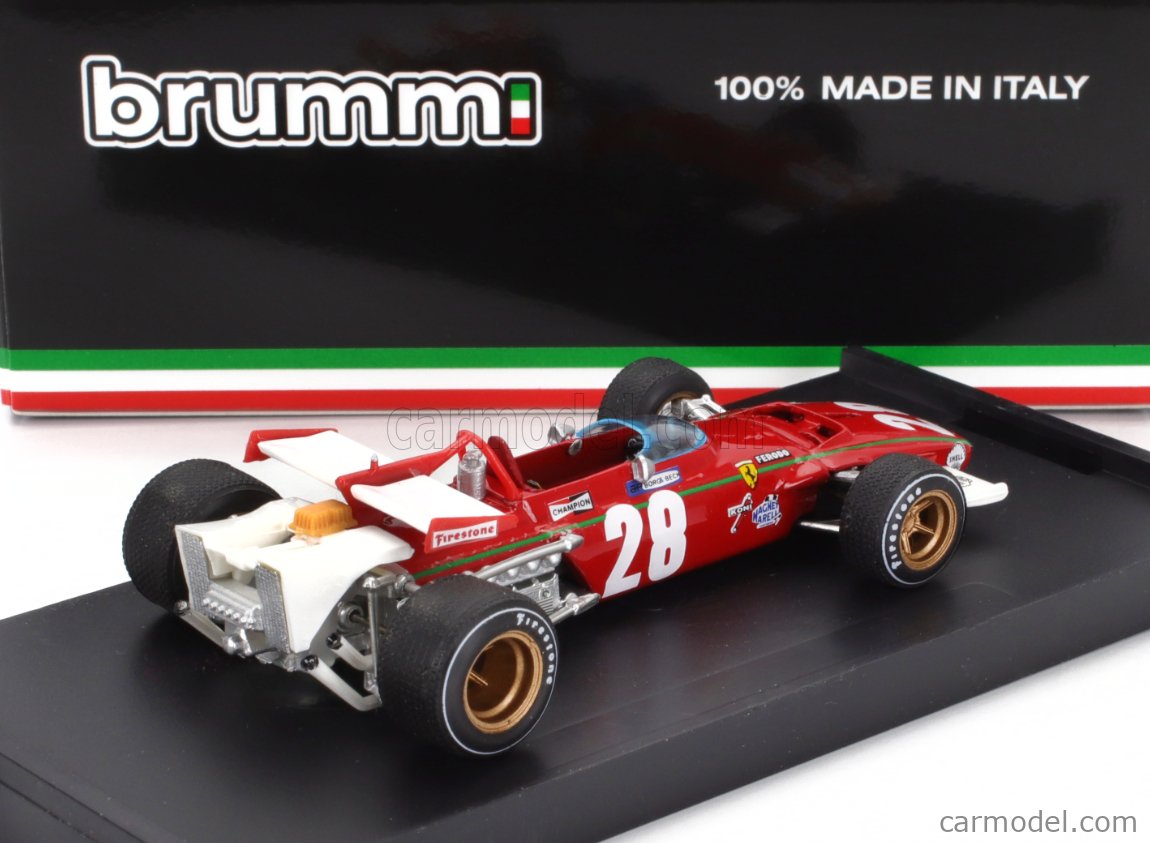 BRUMM R444B-UPD-2024 Масштаб 1/43 | FERRARI F1 312B N 28 BELGIUM GP ...