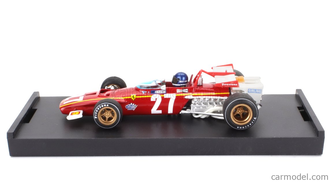 BRUMM R444-CH-UPD-2024 Scale 1/43 | FERRARI F1 312B N 27 BELGIUM GP ...