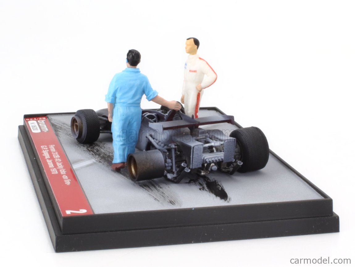 BRUMM PROM S24/29 Scale 1/43 | FERRARI F1 DIORAMA 312B N 2 SPAIN GP ...