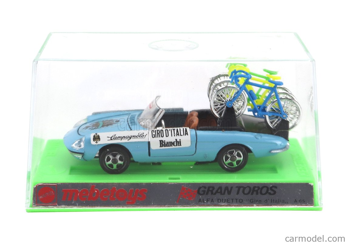 MEBETOYS MATTEL A65 Escala 1/43 | ALFA ROMEO DUETTO SPIDER 1966 GIRO D ...
