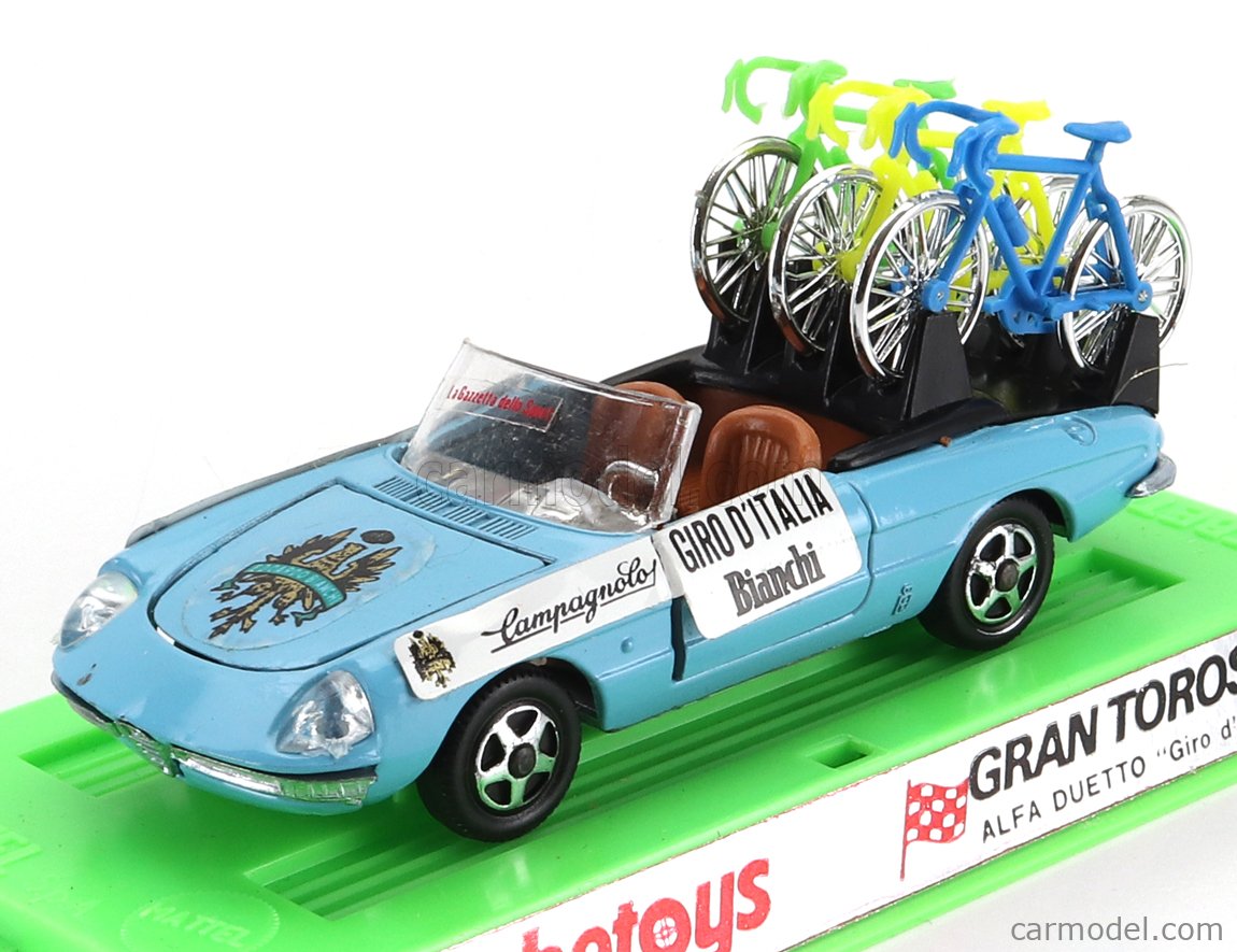 MEBETOYS MATTEL A65 Scale 1/43 | ALFA ROMEO DUETTO SPIDER 1966 GIRO D ...