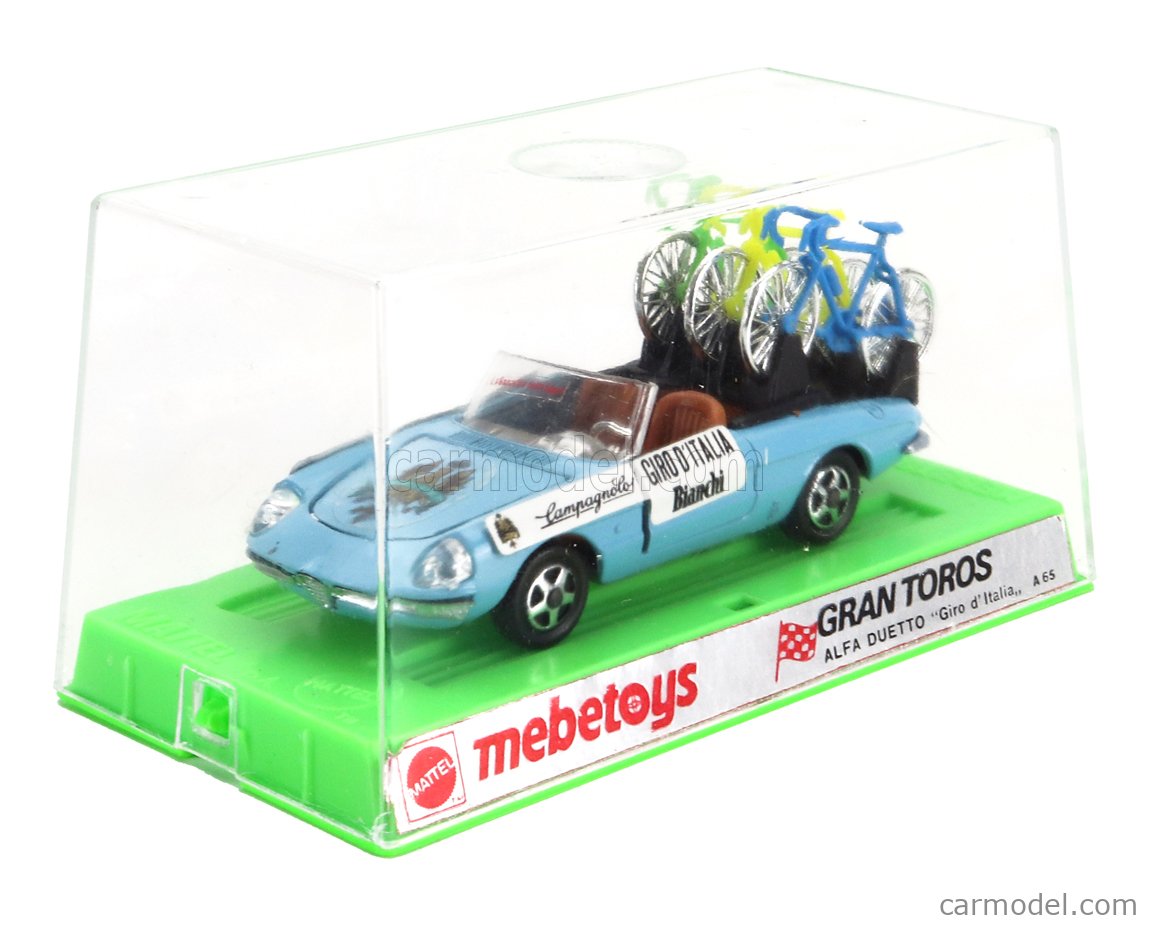 MEBETOYS MATTEL A65 Scale 1/43 | ALFA ROMEO DUETTO SPIDER 1966 GIRO D ...