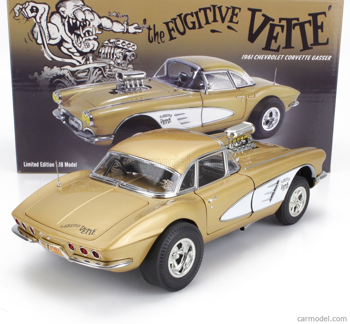 ACME-MODELS A1800932 Scale 1/18 | CHEVROLET CORVETTE GASSER RAT FINK ...