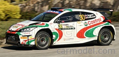 SPARK-MODEL S6885 Scale 1/43 | TOYOTA YARIS GR RALLY2 TEAM CASTROL MEM ...