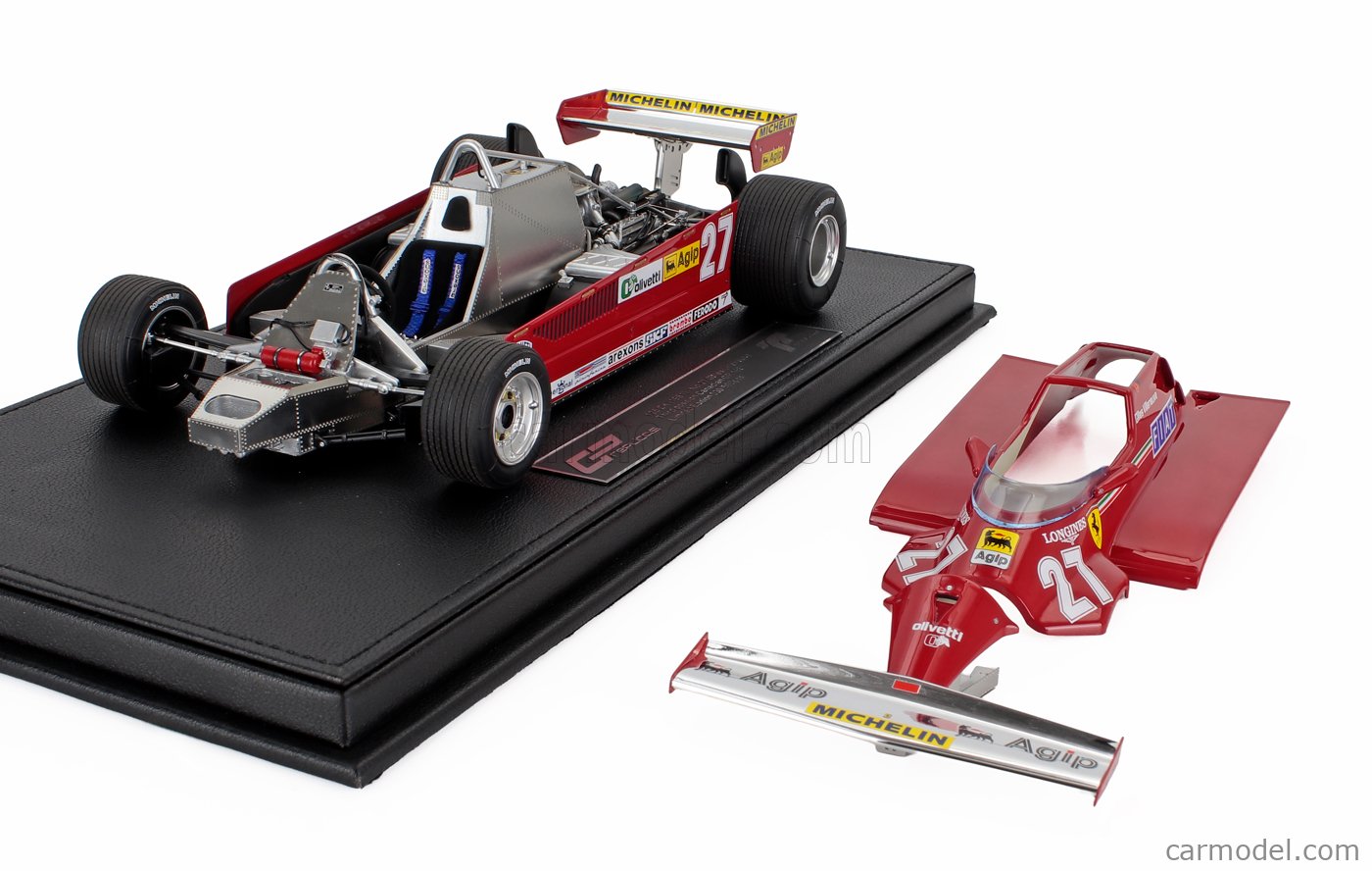 GP-REPLICAS GPFTMV001A Scale 1/18 | FERRARI F1 126CK N 27 3rd CANADA GP ...