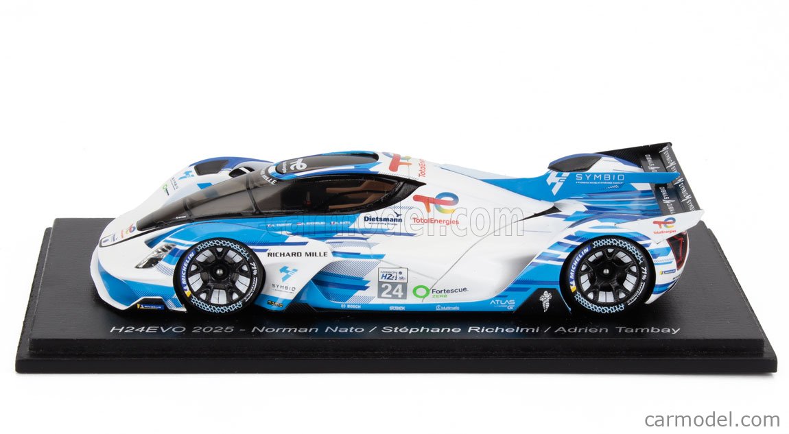 SPARK-MODEL S7998 Scale 1/43 | MISSION H24EVO N 24 2025 LIGHT BLUE WHITE