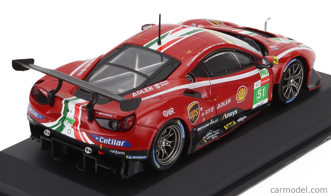 EDICOLA MW1ALA0045 Scale 1/43 | FERRARI 488 GTE 3.9L TURBO V8 TEAM AF ...