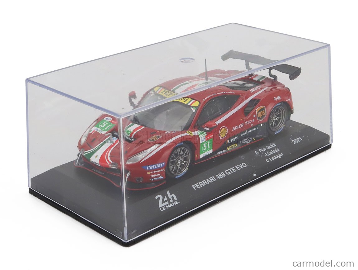 EDICOLA MW1ALA0045 Масштаб 1/43 | FERRARI 488 GTE 3.9L TURBO V8 TEAM AF ...