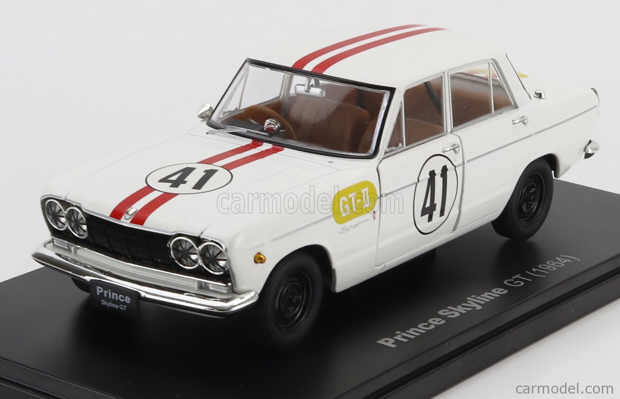 EDICOLA VQJ-USC190 Scale 1/24 | PRINCE SKYLINE GT N 41 RACING 1964 ...