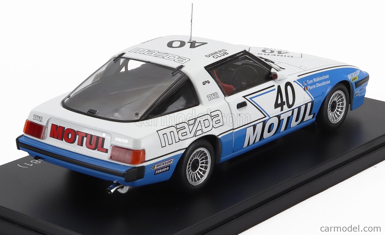 EDICOLA VQJ-USC184 Scala 1/24 | MAZDA SAVANNA RX-7 TEAM MOTUL TWR N 40 ...