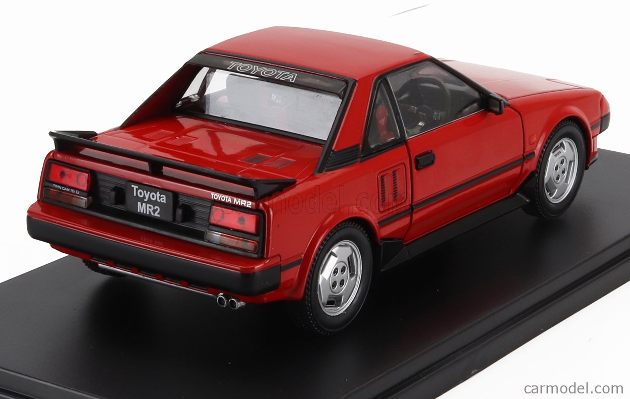 EDICOLA VQJ-USC177 Scale 1/24 | TOYOTA MR2 1984 RED BLACK