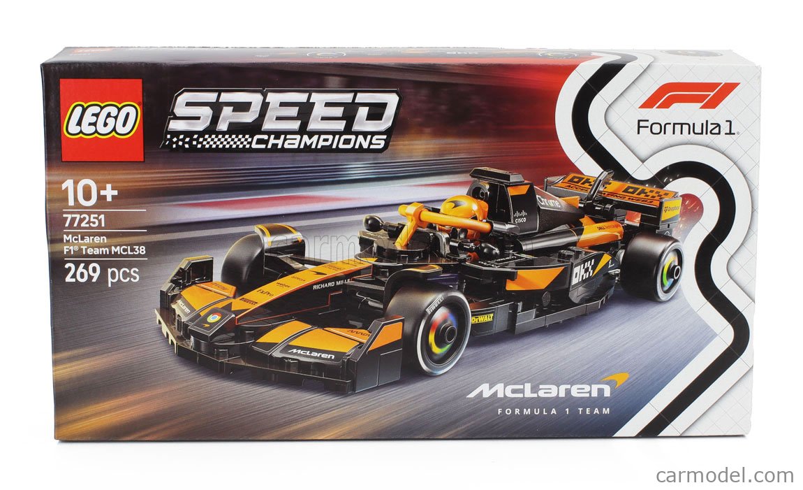 LEGO 77251 Scale 1/25 | McLAREN LEGO SPEED CHAMPION - F1 MCL38 TEAM ...