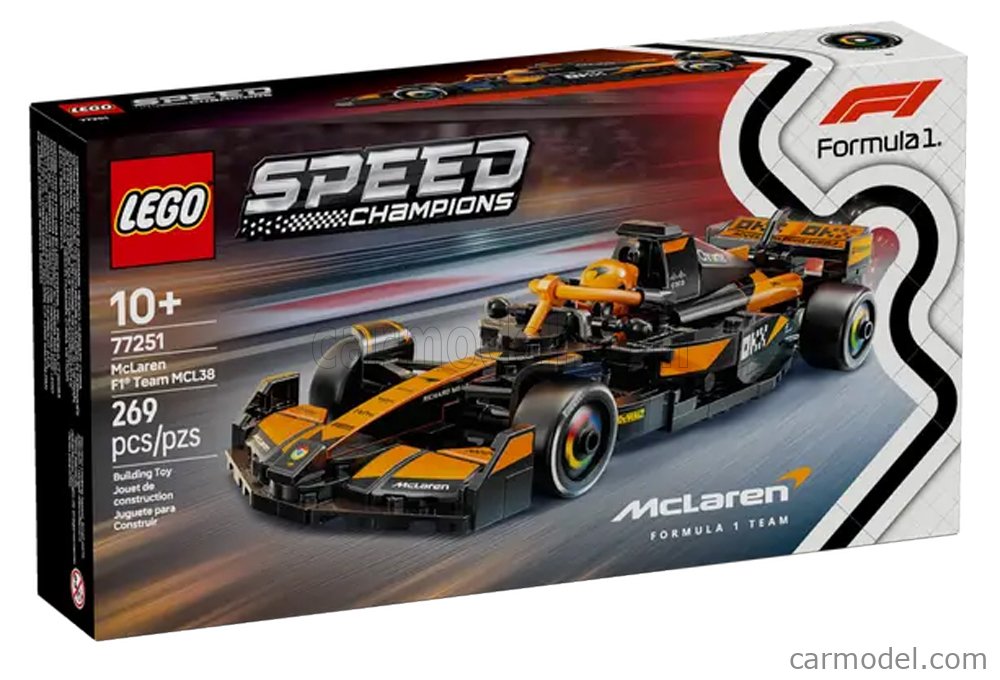 LEGO 77251 Scale 1/25 | McLAREN LEGO SPEED CHAMPION - F1 MCL38 TEAM ...