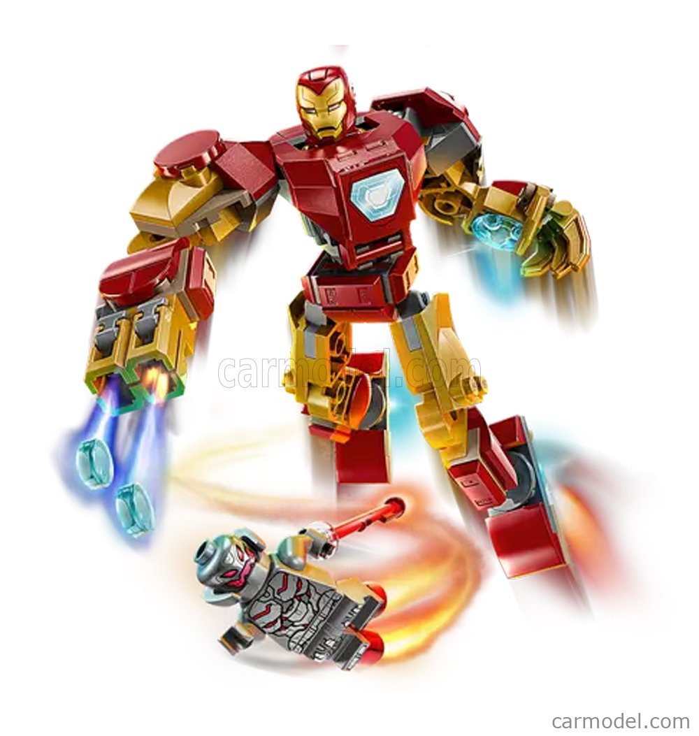LEGO 76307 Scale / | FIGURES MARVEL - IRON MAN MACH VS ULTRON - 101 ...