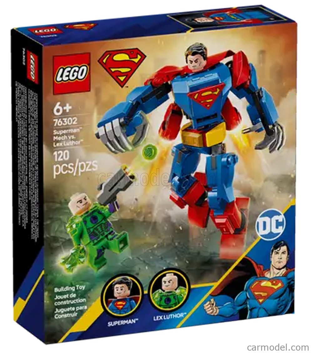 LEGO 76302 Scale / | FIGURES SUPERMAN VS LEX LUTHOR - 120 PEZZI - 120 ...