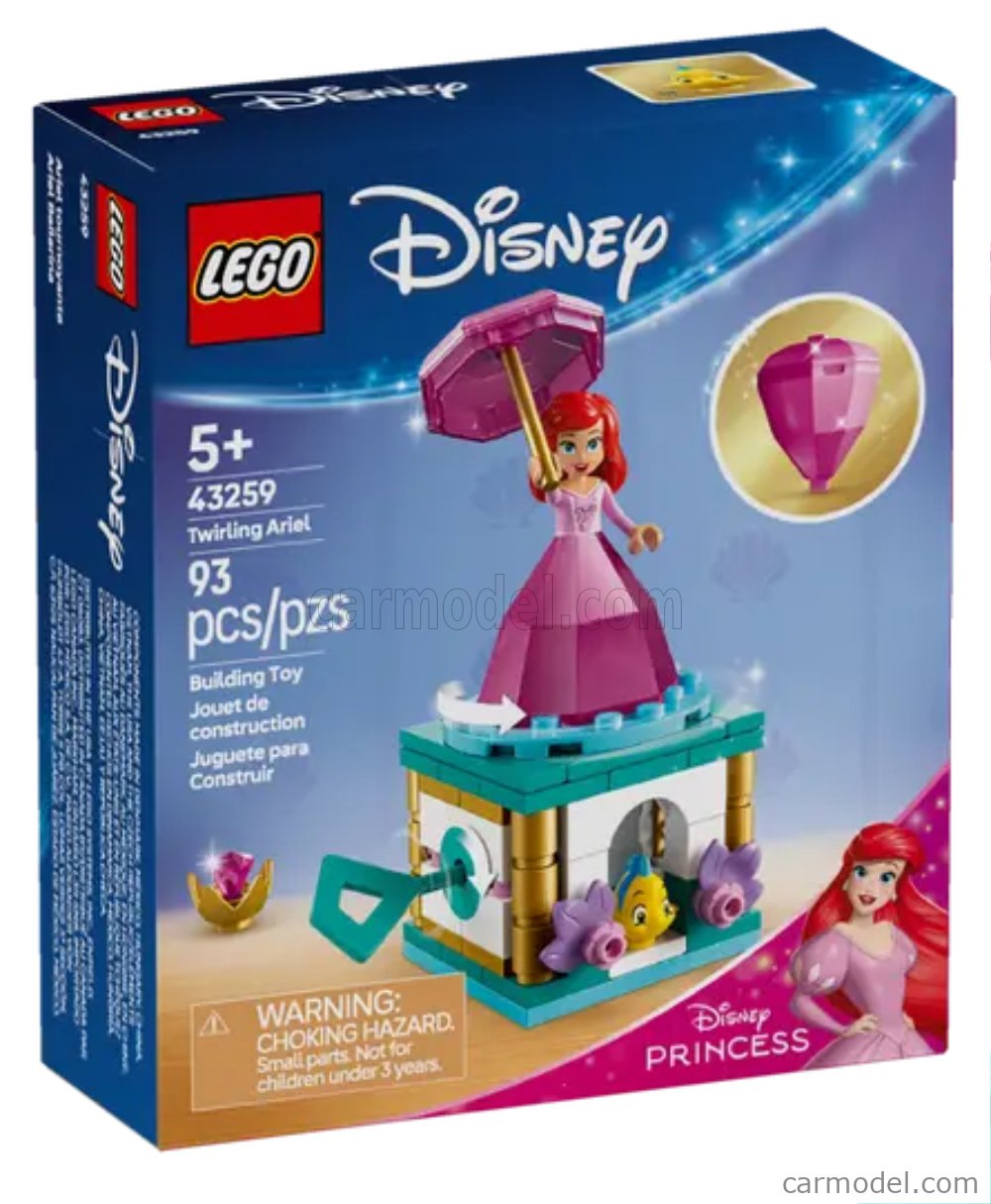 LEGO 43259 Escala / | ACCESSORIES LEGO DISNEY - TWIRLING ARIEL - 93 ...