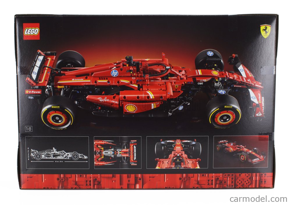 LEGO 42207 Scale 1/8 | FERRARI LEGO TECHNIC - F1 SF-24 TEAM SCUDERIA ...