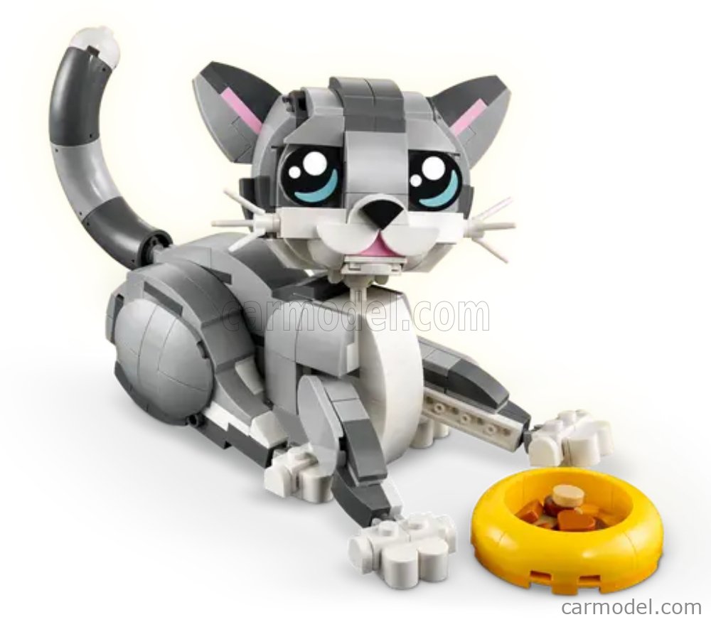 LEGO 31163 Scale / | ACCESSORIES LEGO CREATOR - PLAYFUL CAT - 407 PEZZI - 407 PCS GREY