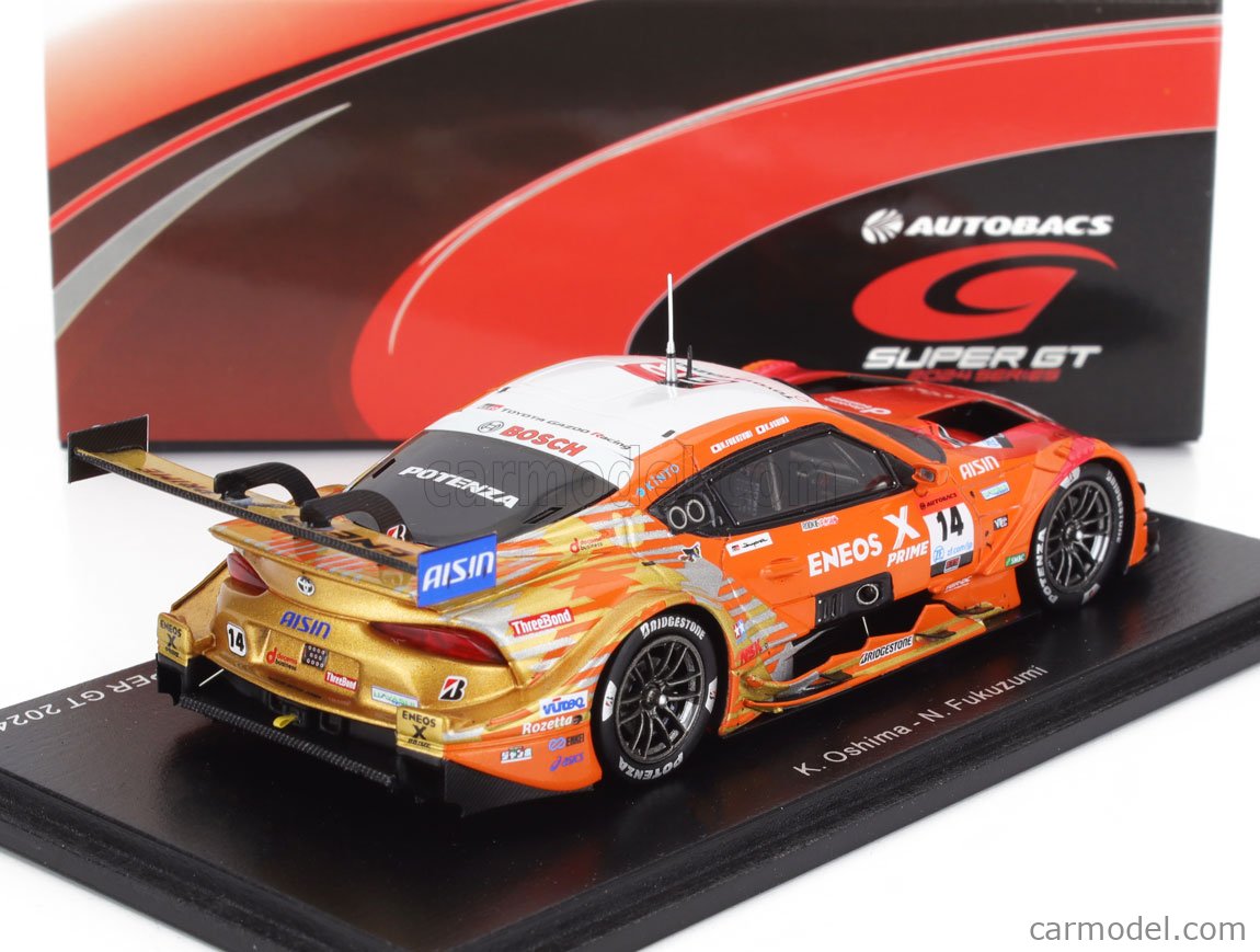 SPARK-MODEL SGT153 Scale 1/43 | TOYOTA SUPRA GR TEAM ENEOS ROOKIE N 14 GT500 CLASS SUPER GT 2024 ...