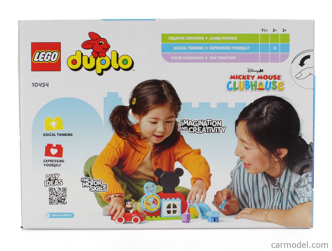 LEGO 10454 Масштаб / | ACCESSORIES LEGO DUPLO - TOPOLINO - MICKEY MOUSE CLUBHOUSE & CAR - 27 ...