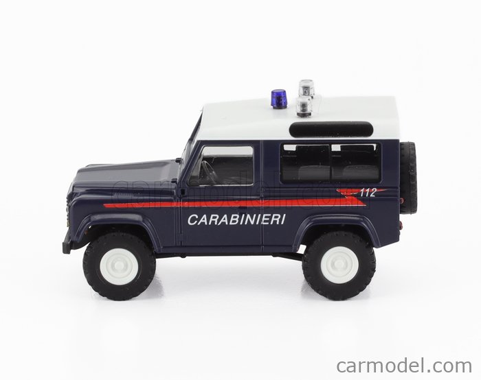 BUSCH 54313 Scale 1/87 | LAND ROVER DEFENDER 90 CARABINIERI 1983 BLUE WHITE