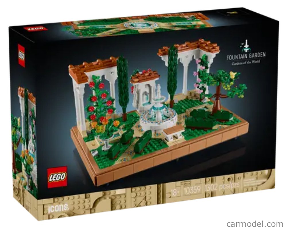 LEGO 10359 Scale / | ACCESSORIES LEGO ICONS - FOUNTAIN GARDEN - 1302 ...