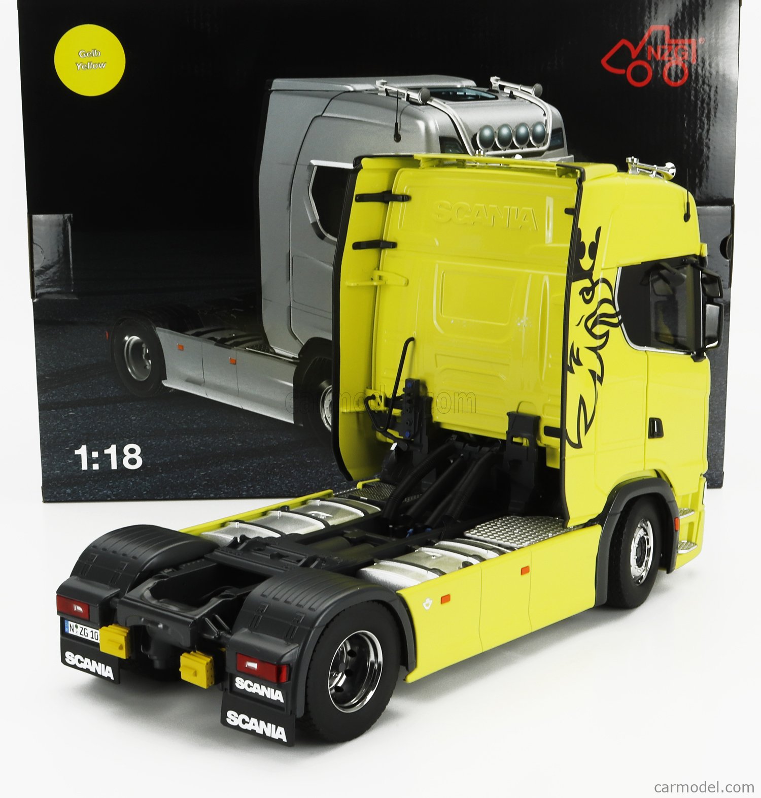 NZG LX10190060-1019/60 Scale 1/18 | SCANIA S730 V8 TRACTOR TRUCK 2-ASSI ...