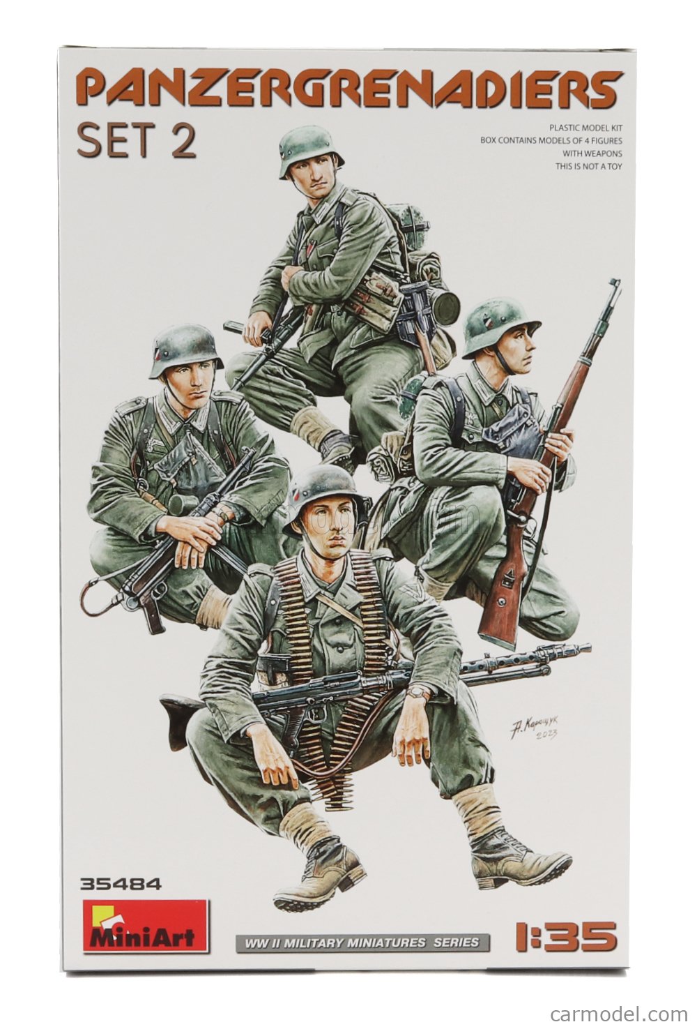 MINIART 35484 Scale 1/35 | FIGURES PANZERGRENADIERS MILITARY 1945