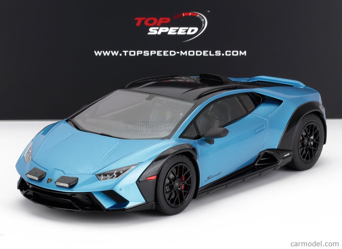 TRUESCALE TS0609 Scala 1/18 | LAMBORGHINI HURACAN STERRATO 2022 BLUE AEGIR
