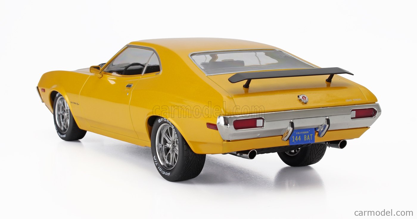 IXO-MODELS 18C-MC186.22 Escala 1/18 | FORD USA GRAN TORINO SPORT COUPE 1972 YELLOW BLACK