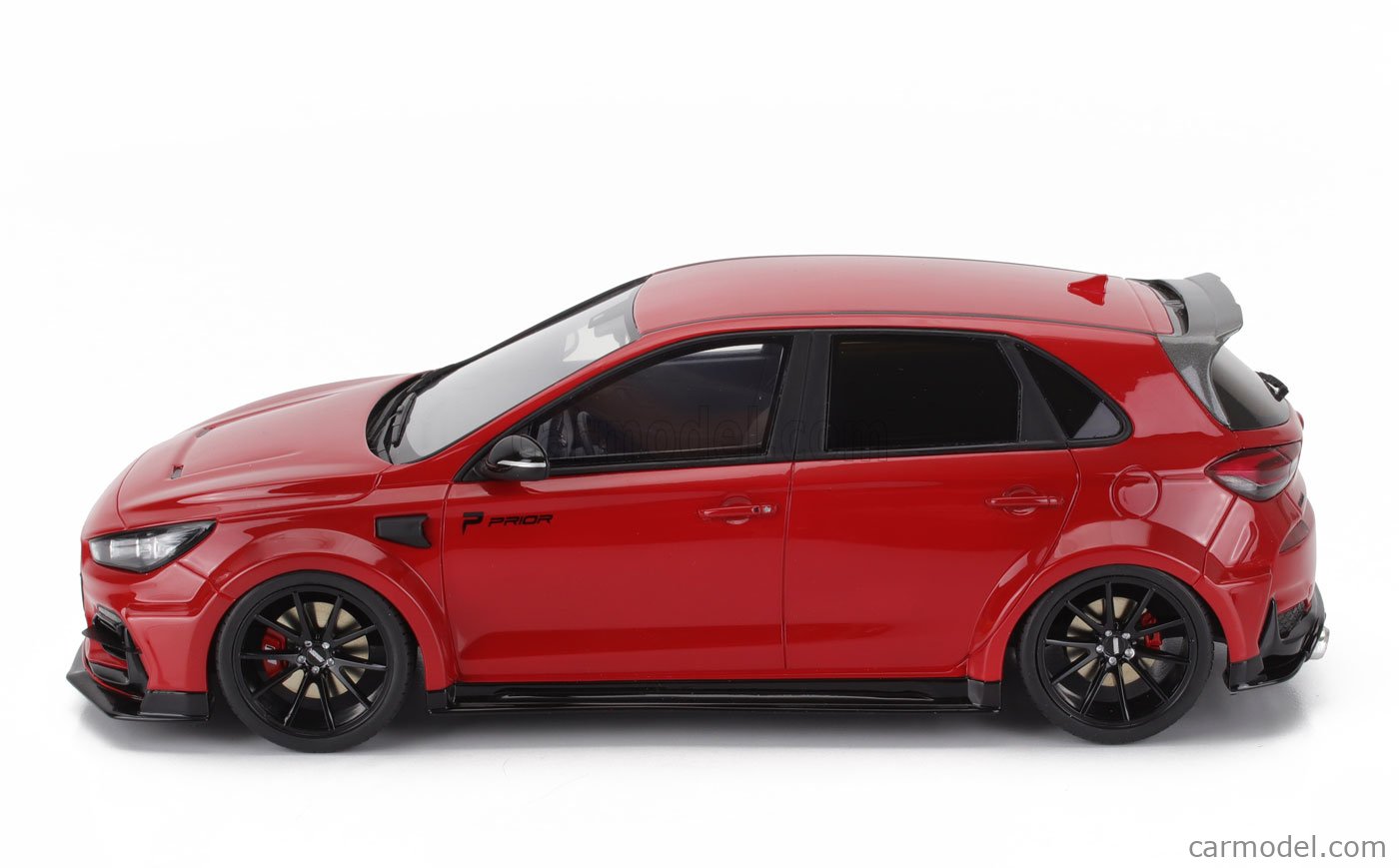 OTTO-MOBILE OT1112 Scale 1/18 | HYUNDAI i30 N PRIOR DESIGN 2021 ENGINE RED