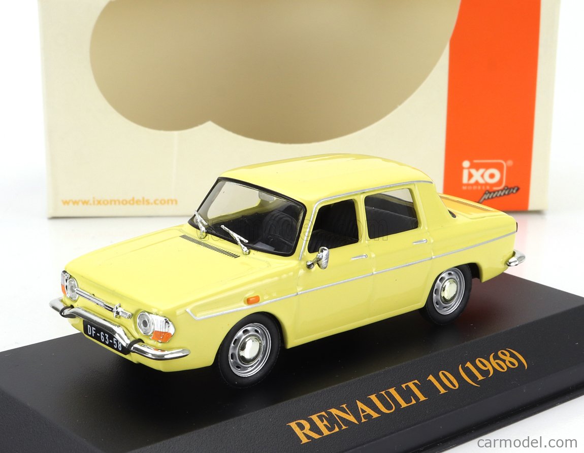 IXO-MODELS CIXJ000026 Scale 1/43 | RENAULT R10 1968 YELLOW