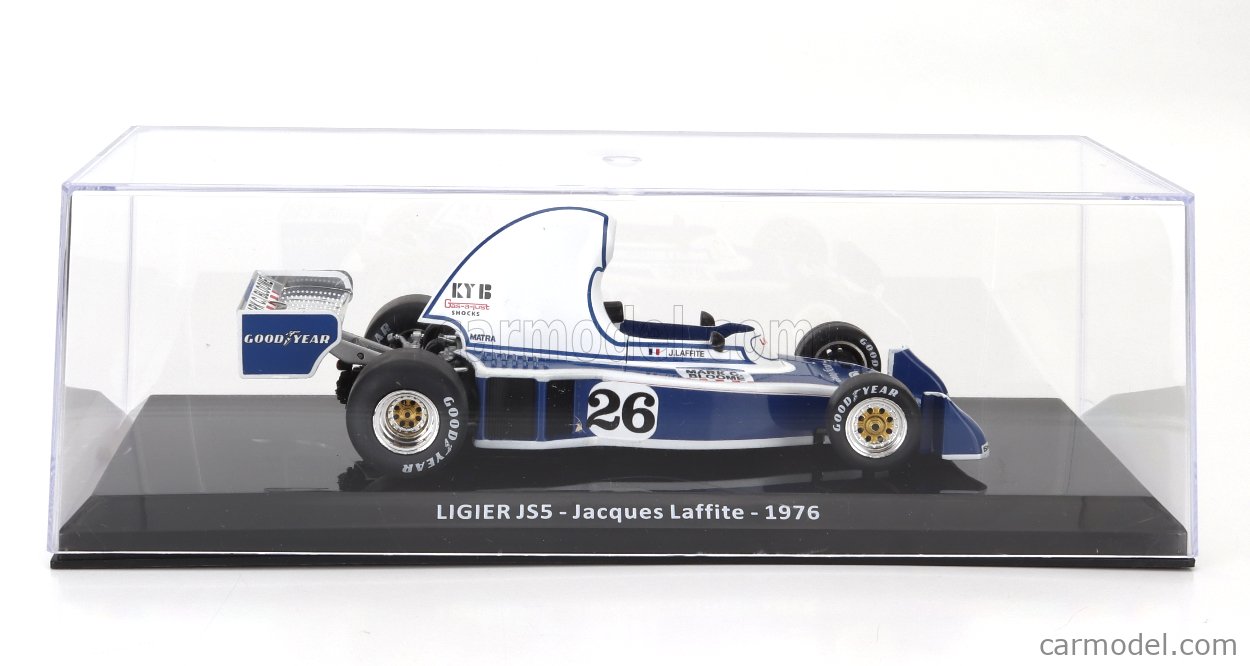 EDICOLA MW2ALA0085-EXPO24-VET Scale 1/24 | LIGIER F1 JS5 N 26 SEASON 1976 JACQUES LAFFITE - CON ...