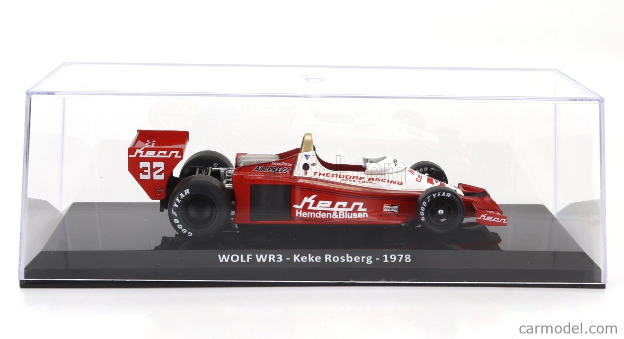 EDICOLA MW2ALA0082-EXPO24-VET Scale 1/24 | WILLIAMS F1 WOLF WR3 N 32 SEASON 1978 KEKE ROSBERG ...